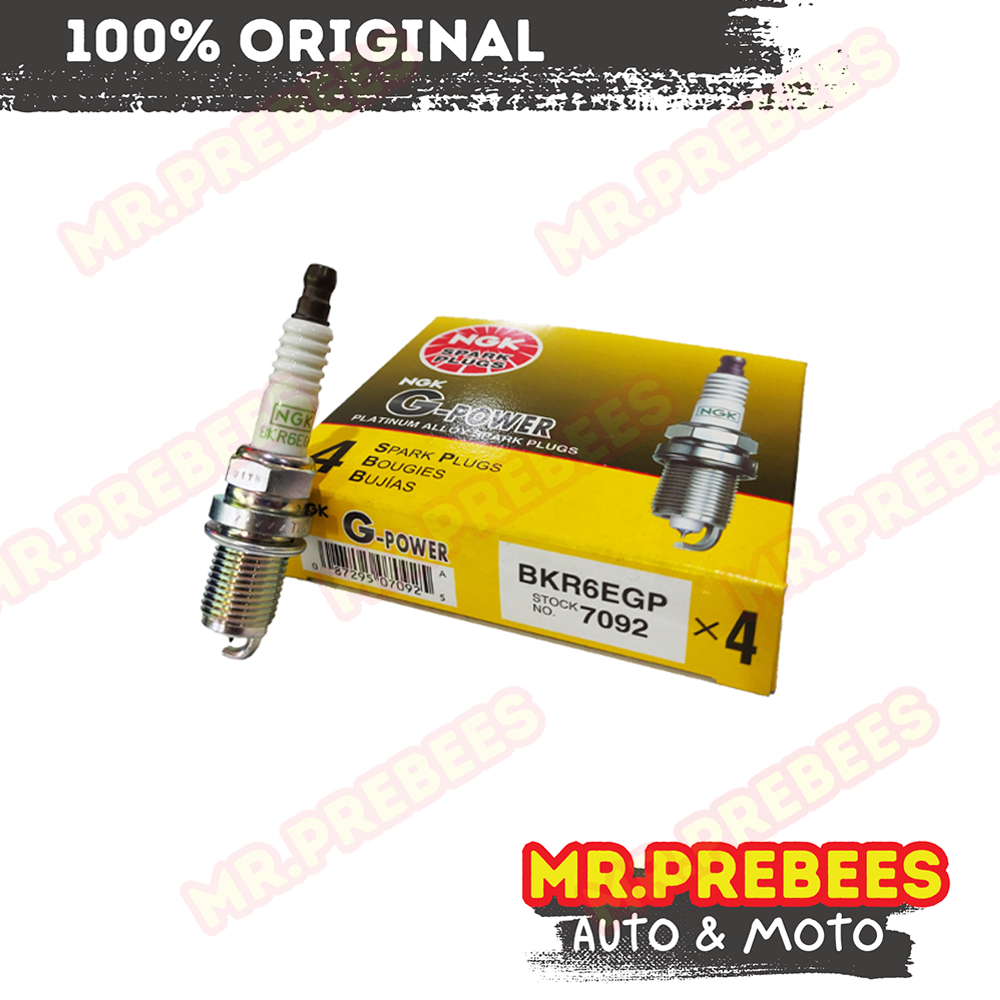 NGK G-POWER Platinum Spark Plug (BKR6EGP) 100% Original | Shopee ...