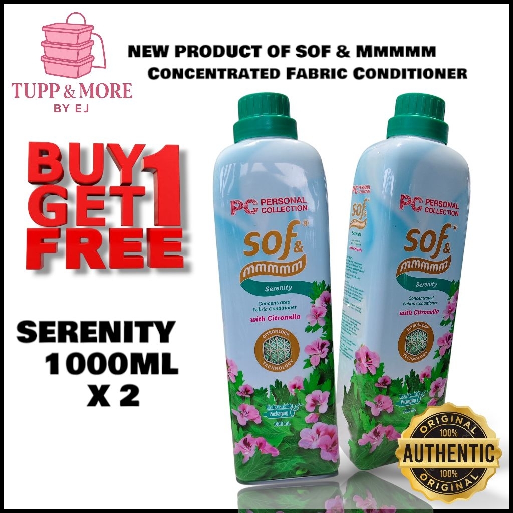 Sof & Mmmmm Fabcon Serenity 1000ml by PC (NEW PRODUCT) | Shopee Philippines