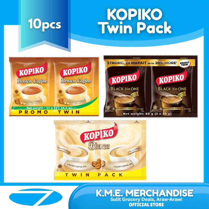 Kopiko 3in1 Coffee Twin Pack (10pcs) | Shopee Philippines