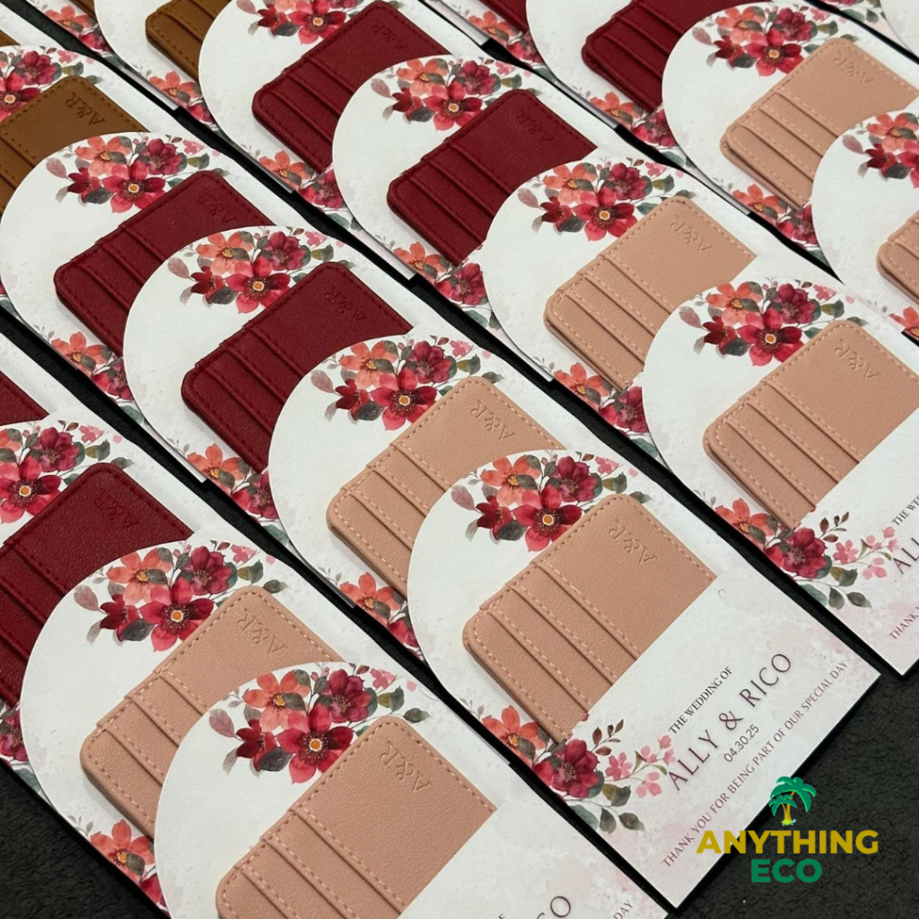 CUSTOM LEATHER CARD HOLDER SOUVENIR | Shopee Philippines