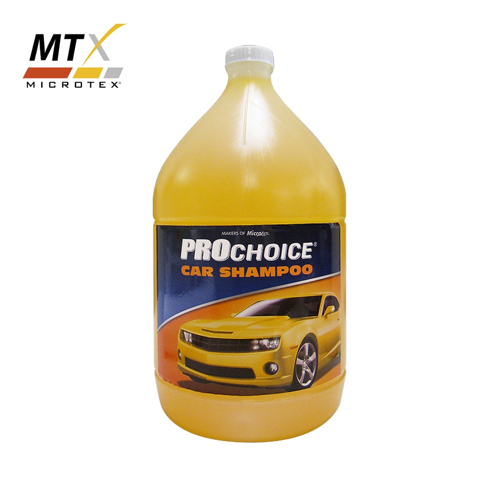 Microtex Prochoice Shampoo 1Gal (pH Neutral 4 Liters, MTX Car Care ...