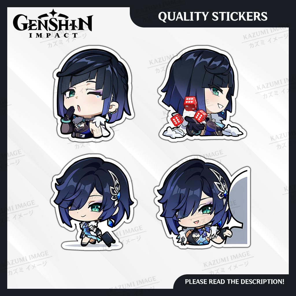 Yelan - Genshin Impact Emoji Stickers | Shopee Philippines