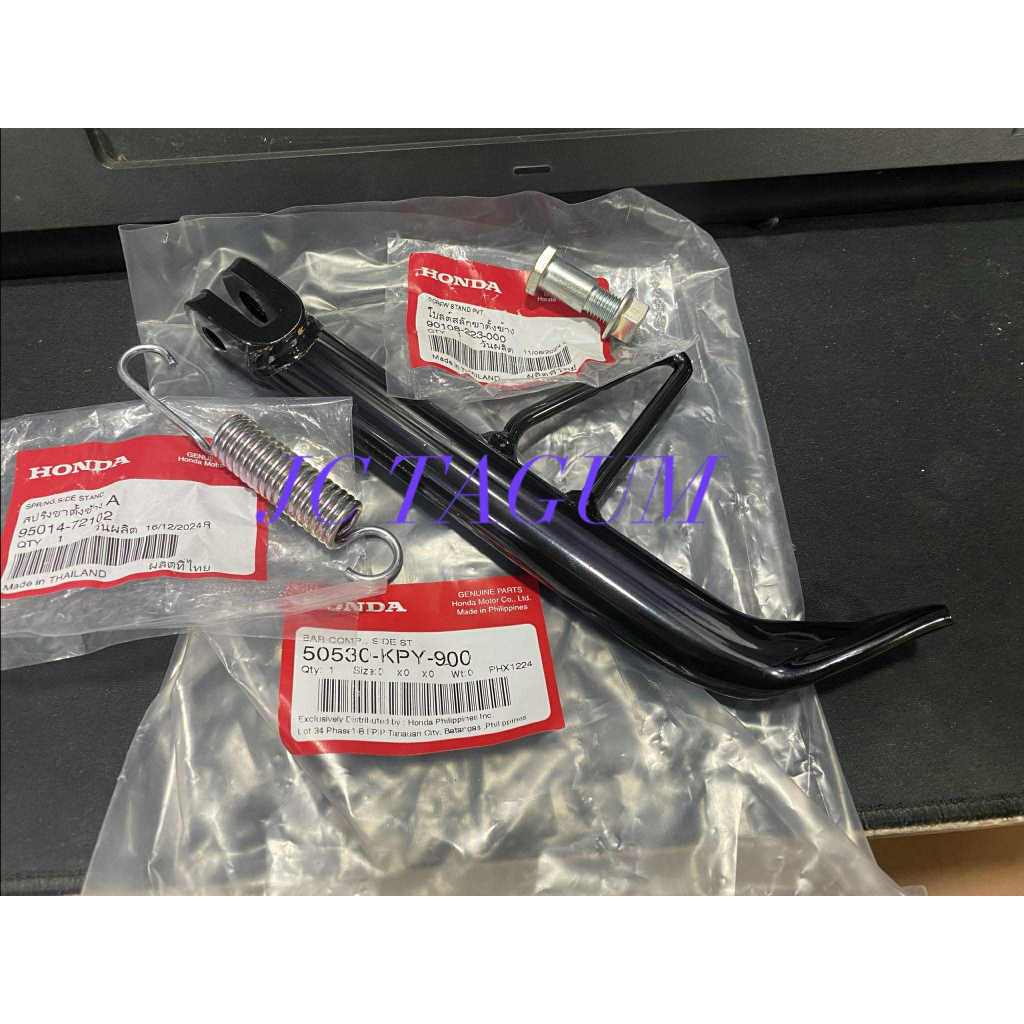 HONDA SIDE STAND XRM 110 / 125, RS125 & WAVE 125 GENUINE | Shopee ...
