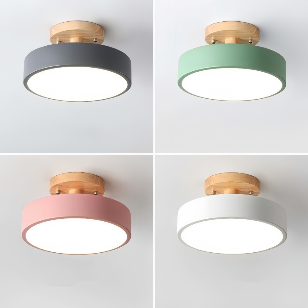 Nordic Wood Chandelier Lights for Living Room Ceiling Light Dining ...