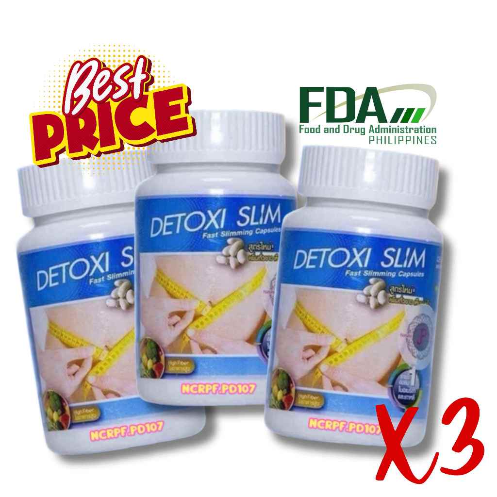 Detoxi Slim Fast Slimming Capsules from Thailand with QR Code BUY 1 GET ...