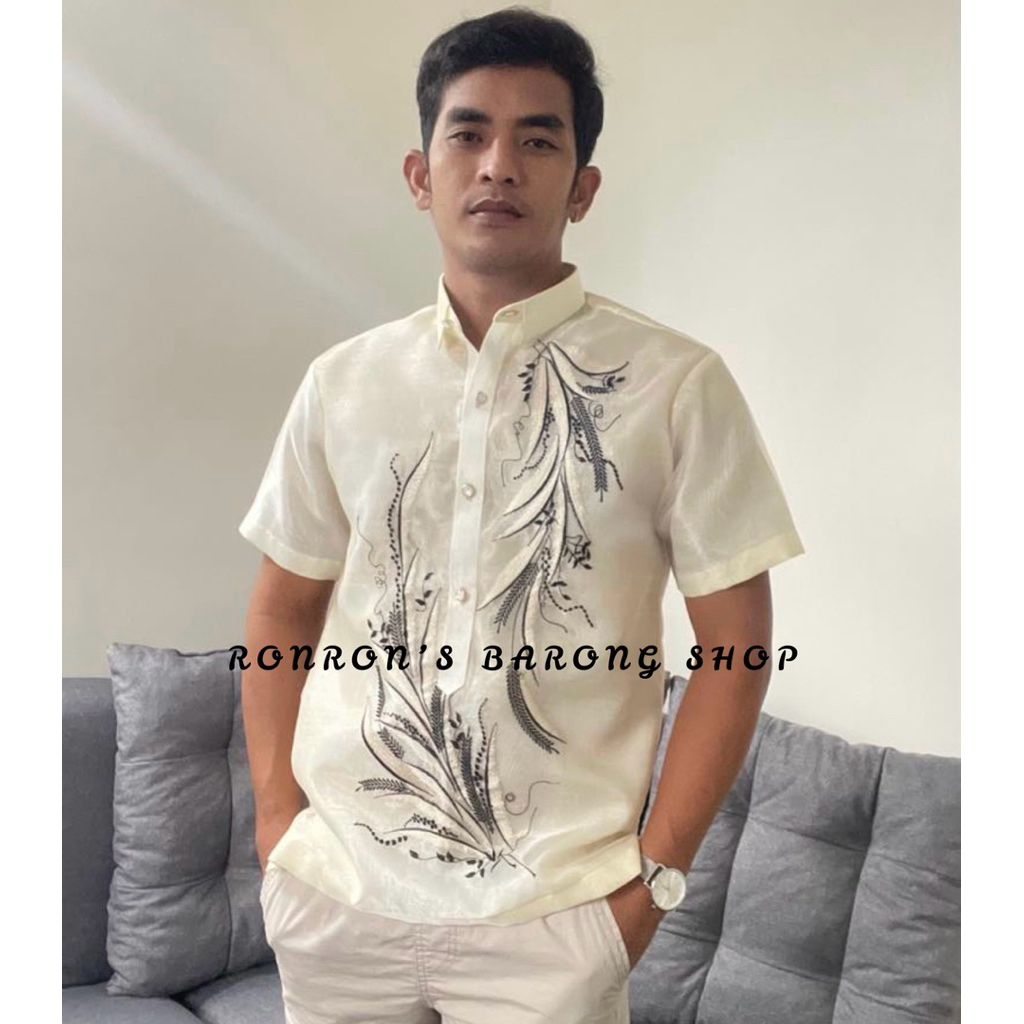 Polo Barong Talahib Combination | Shopee Philippines