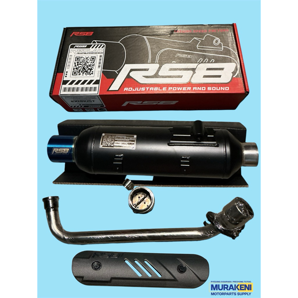 RS8 PIPE REDLAK 180CC NMAX/AEROX V2 | Shopee Philippines