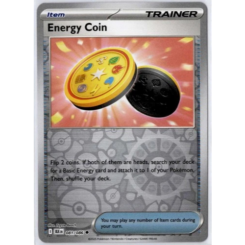 Pokemon TCG Energy Coin 081/086 Black Bolt Trainer Uncommon | Shopee ...