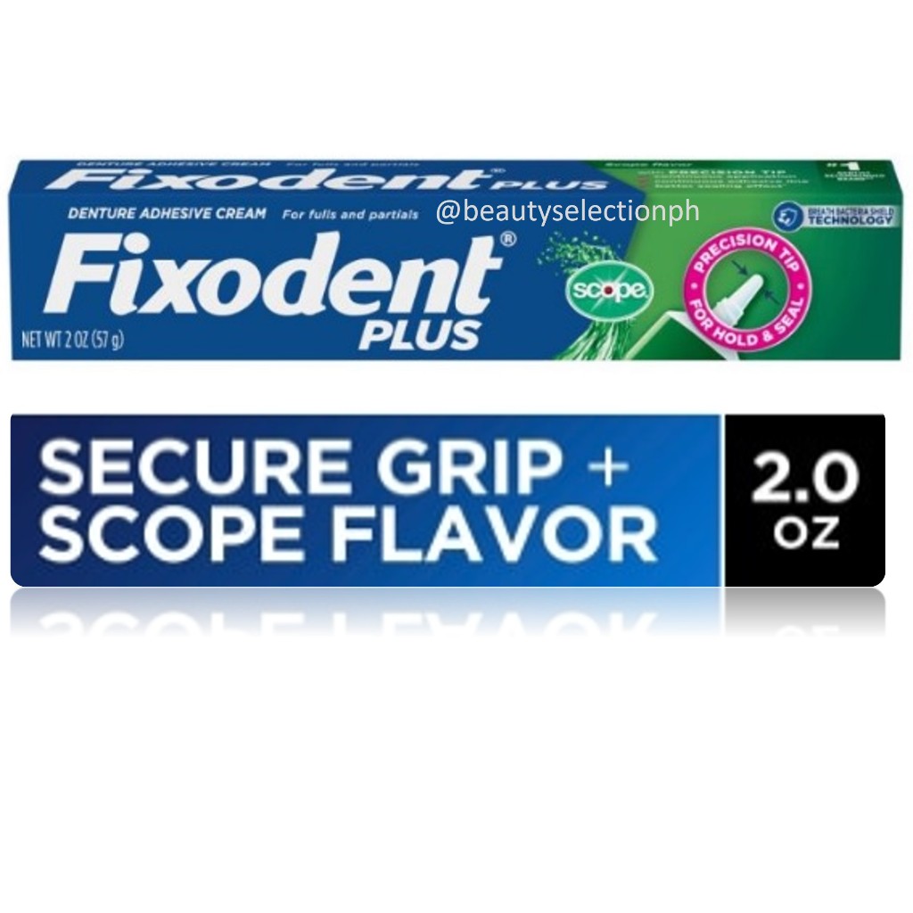 Fixodent Plus Scope Denture Adhesive Cream 57g | Shopee Philippines