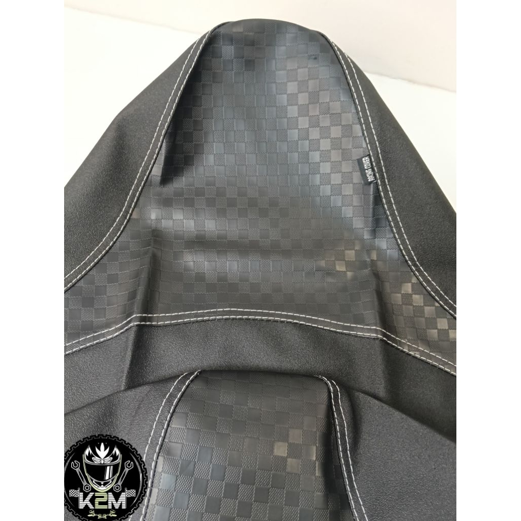 INDO Seat Cover Checkered Design (Sand Paper x Great Leather) | Shopee ...