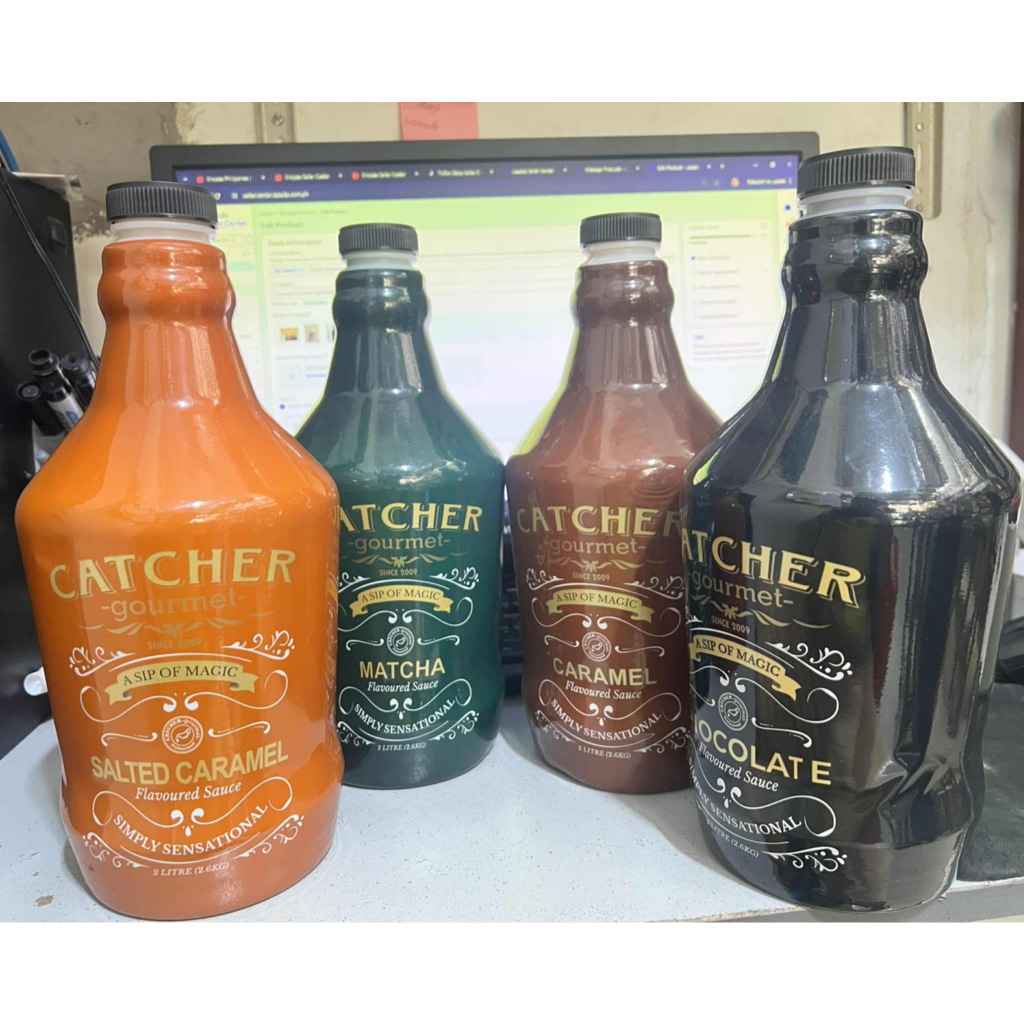 Catcher Gourmet Sauces 2L chocolate, white chocolate, caramel, matcha ...