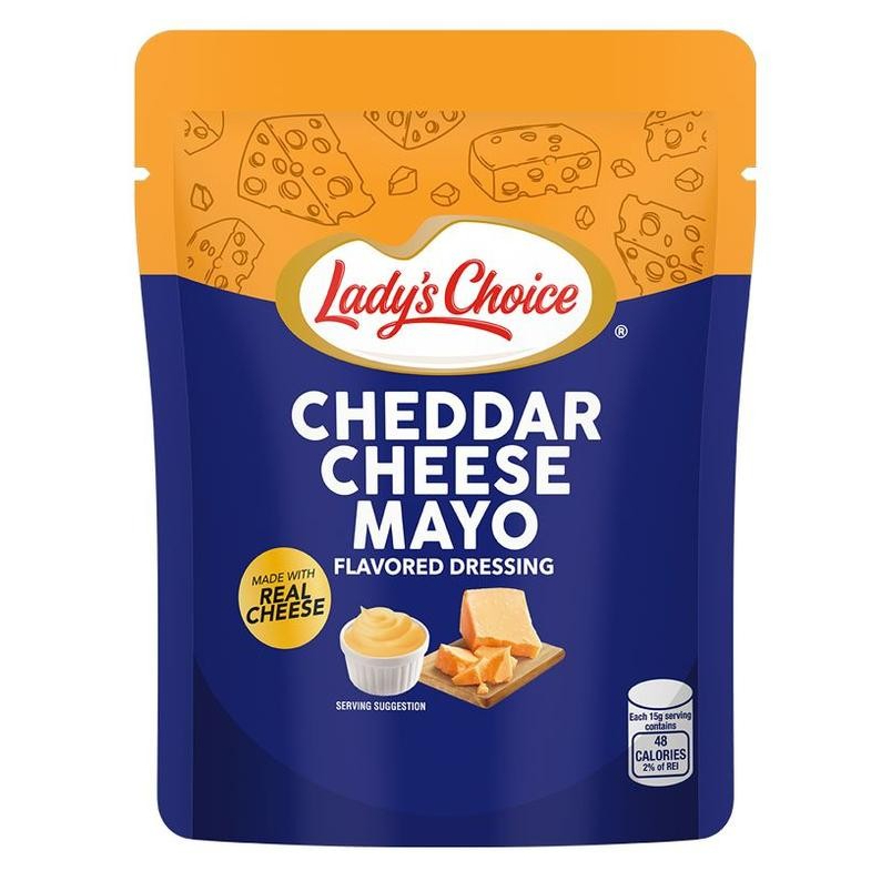 Ladys Choice Mayonnaise Flavored Dressing Cheddar Cheese Mayo 100ml ...