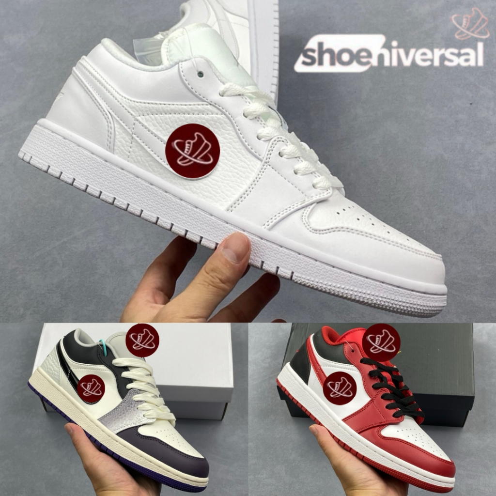 OEM Jor*1 Low cut White red Purple sneakers for women and men shoes ...