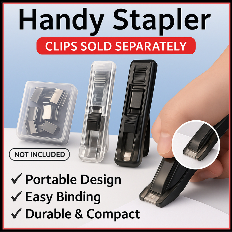 Portable Push Clamp Paper Binder Exam Paper Finishing Clip Reusable ...