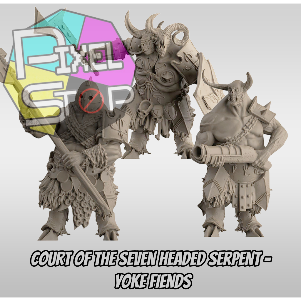 PS - Court of the seven headed serpent - Yoke Fiends | Shopee Philippines