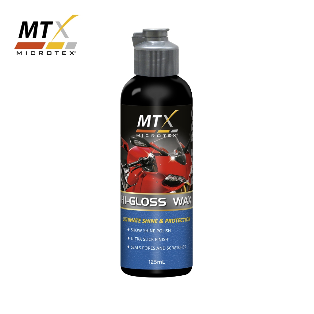 Microtex Bike Hi-Gloss Wax 125ml (Ultimate Shine & Protection, MTX ...