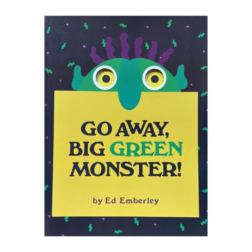 Go Away, Big Green Monster (brand new softcover) with cut-outs | Shopee ...
