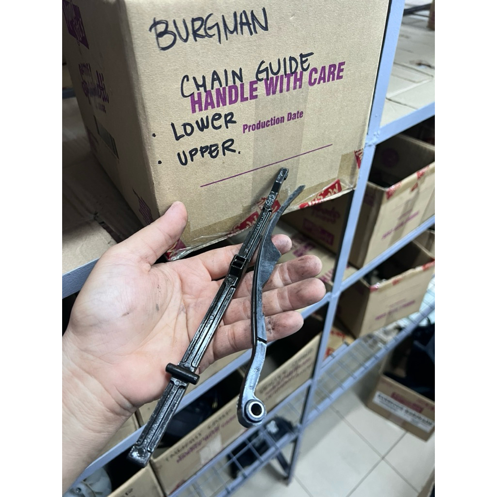 CHAIN GUIDE SET GENUINE SURPLUS FOR SUZUKI BURGMAN STREET | Shopee ...
