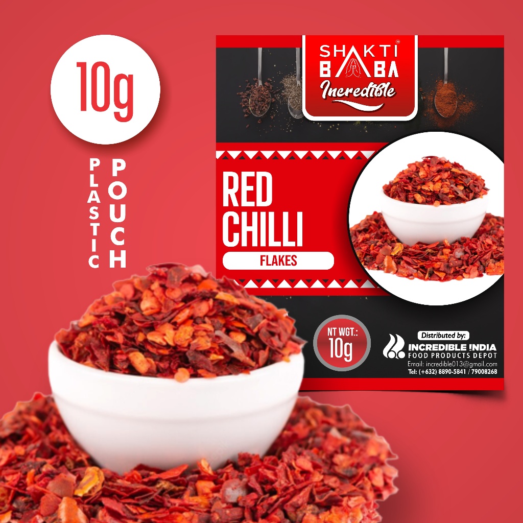 Shakti Baba Red Chilli Flakes 10g | Shopee Philippines