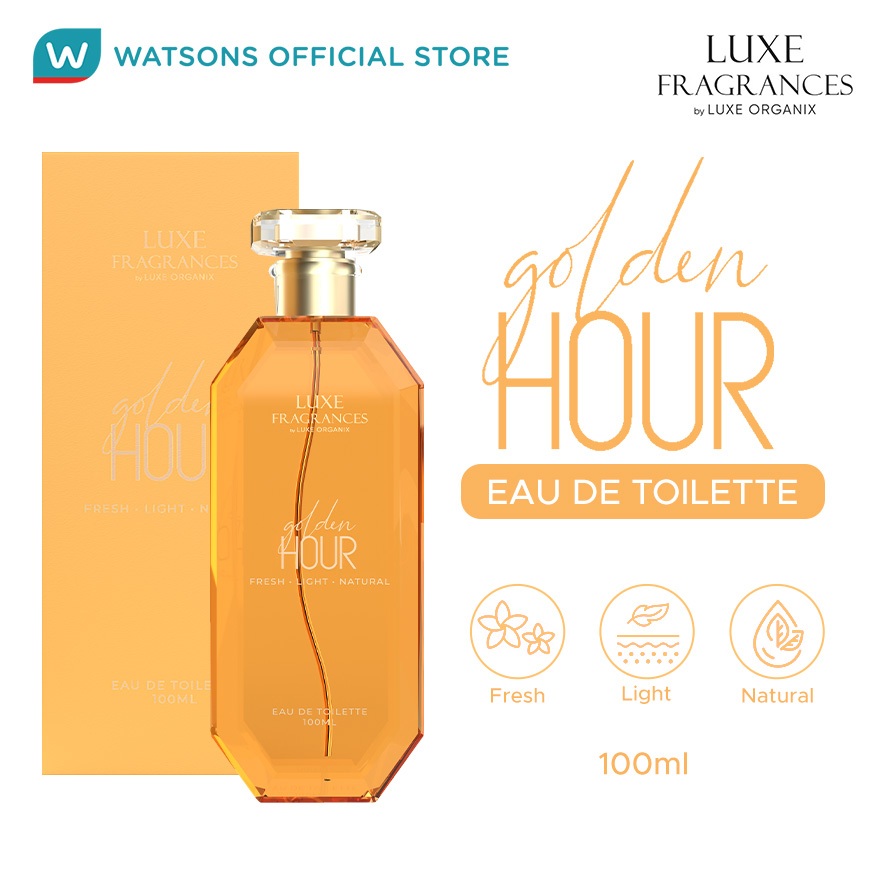 LUXE ORGANIX Fragrances Golden Hour Eau De Toilette 100ml | Shopee ...