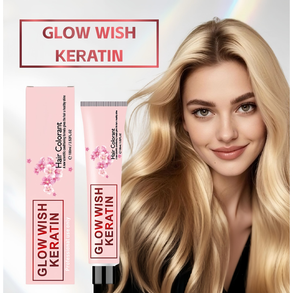 Glow Wish Keratin Infusion Permanent Hair Color - 100ml | Shopee ...