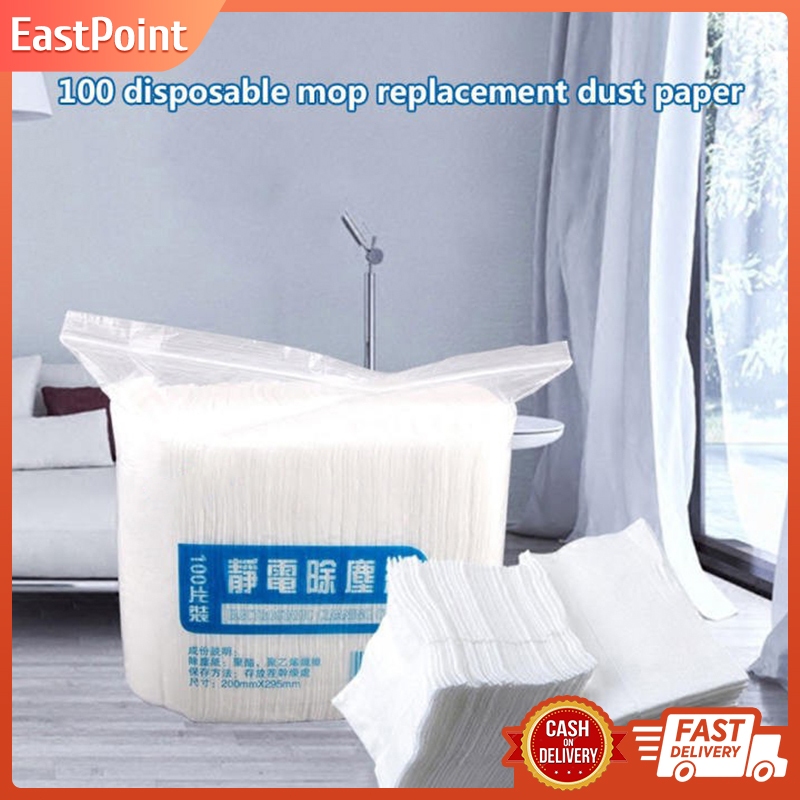 100Pcs Disposable Special Wet Wipes Cleaning Cloth Paper Electrostatic ...