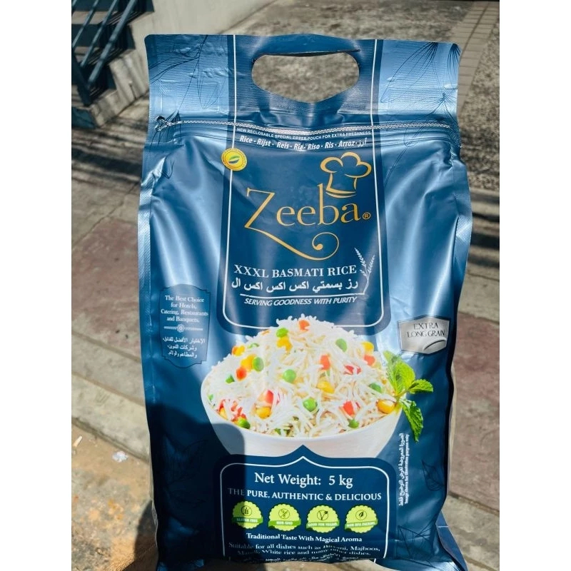 Zeeba XXXL Basmati Rice 5KGS | Shopee Philippines