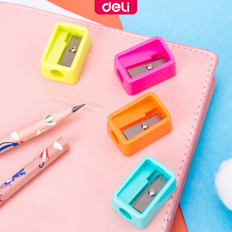 Deli E0594 Pencil Sharpener (Mixed)(Only) | Shopee Philippines