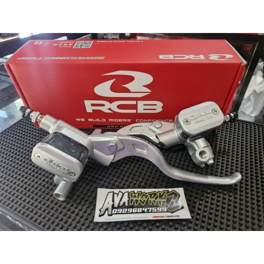 RCB E3 SERIES BRAKE MASTER PUMP ASSEMBLY SILVER MIO/CLICK/RAIDER/SNIPER ...