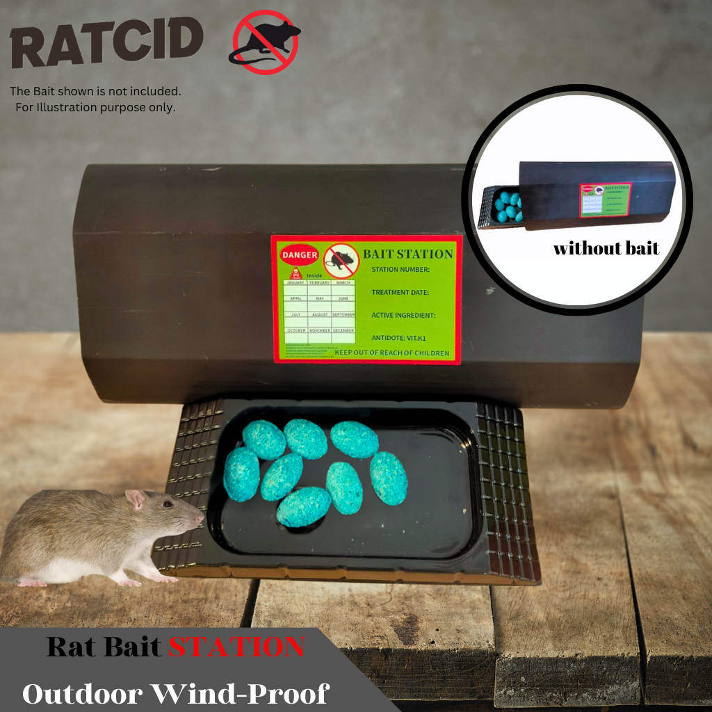 Ratcid Rat Bait Station WIND PROOF (without bait) | Shopee Philippines
