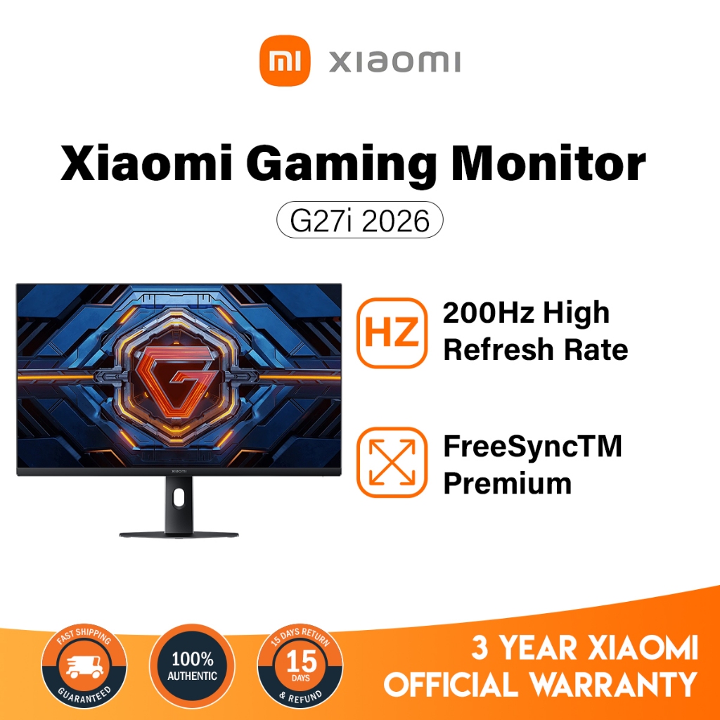 【New】Xiaomi Gaming Monitor G27i 2026 27 Inch Fast IPS 1080P HD ...