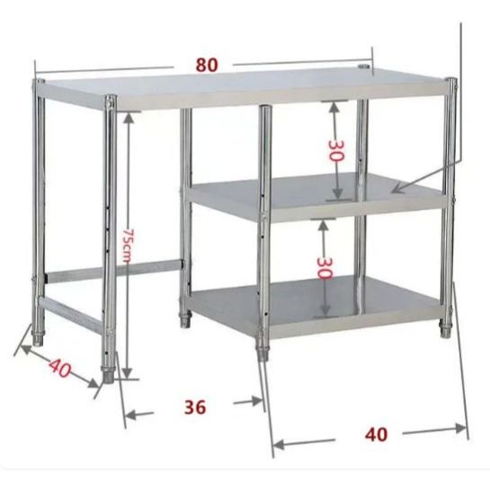Stainless Steel Kitchen Rack Gas Stove Stand | LPG Tank and Storage ...