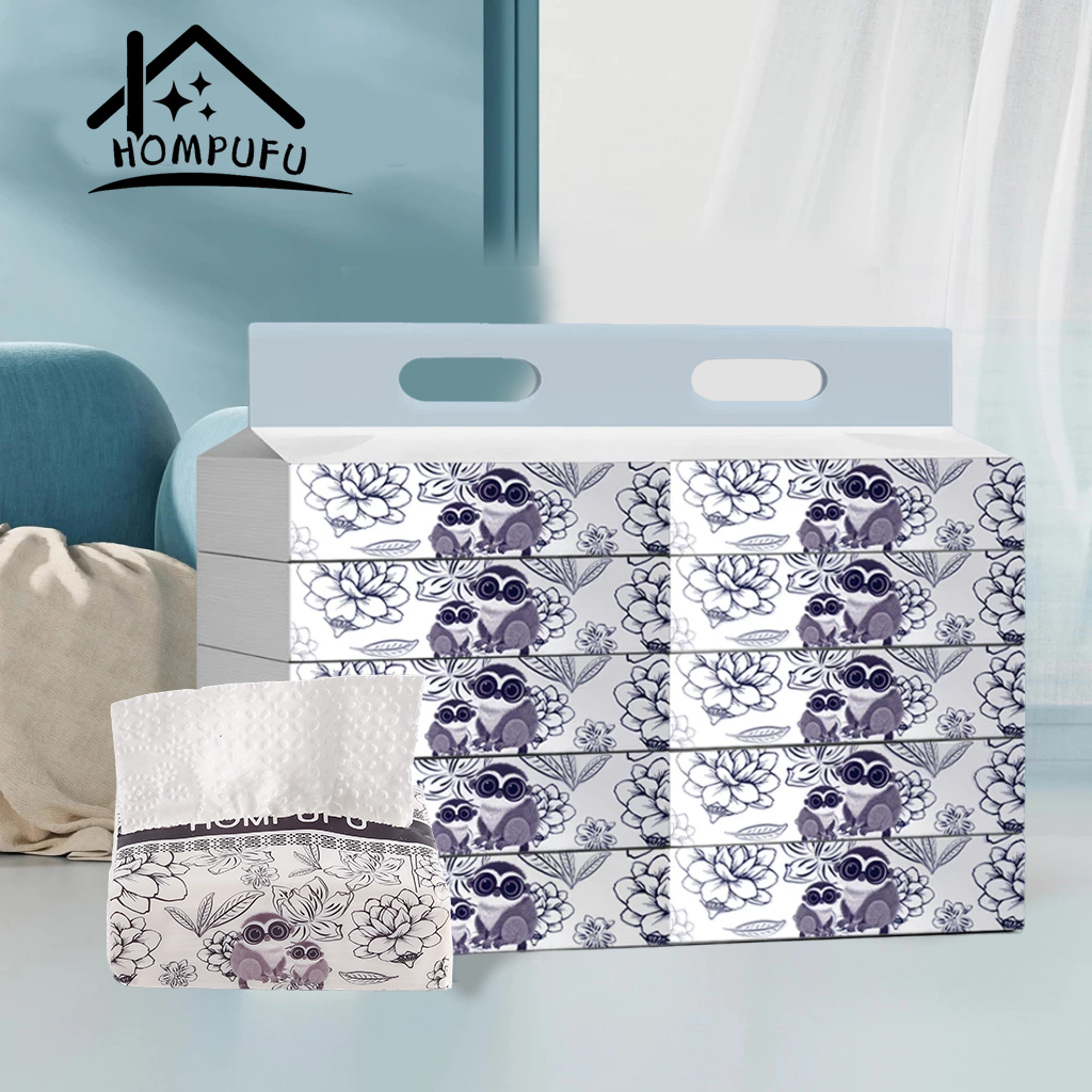 Golden Monkey Tissue Super Thick 300 Sheets Per Pack Soft Facial Tisu ...
