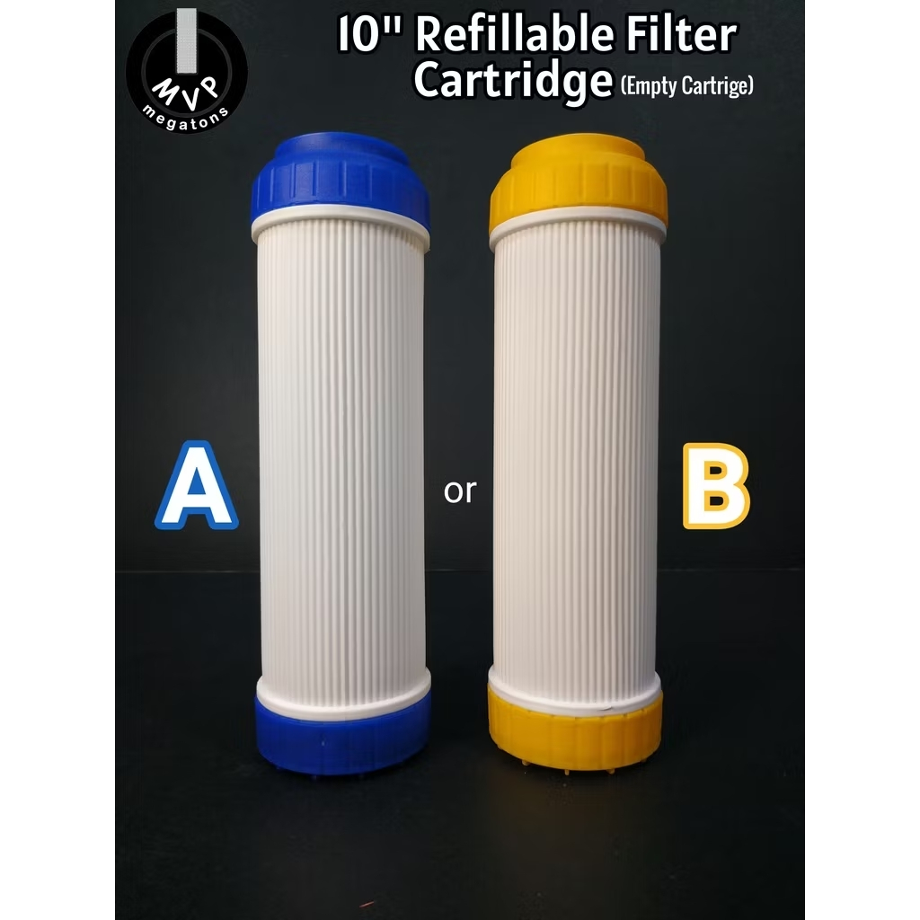 10 Inch Refillable Empty Cartridge 10SL UDF with 2pcs Filter Foam ...