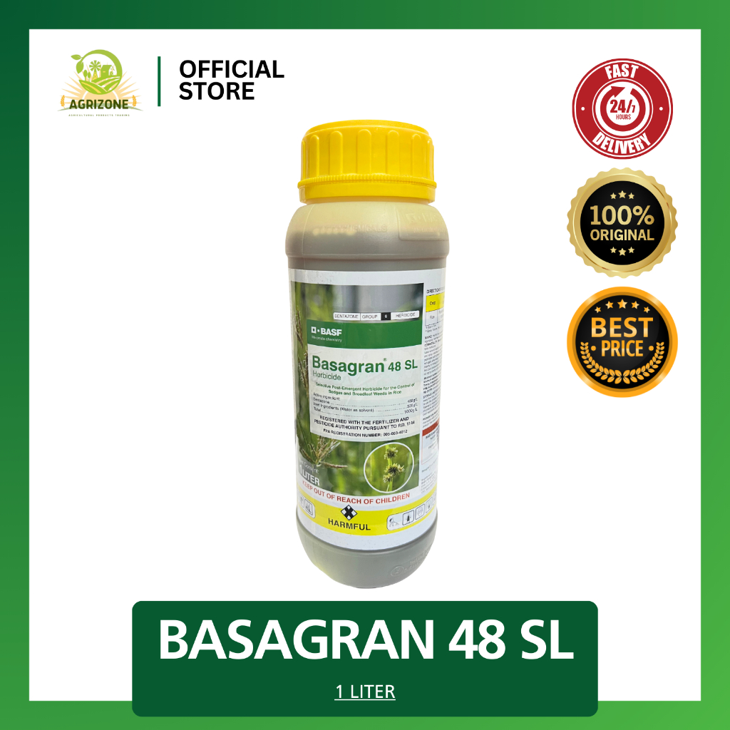 BASF BASAGRAN 48SL Herbicide 1 Liter / 500ML | Shopee Philippines