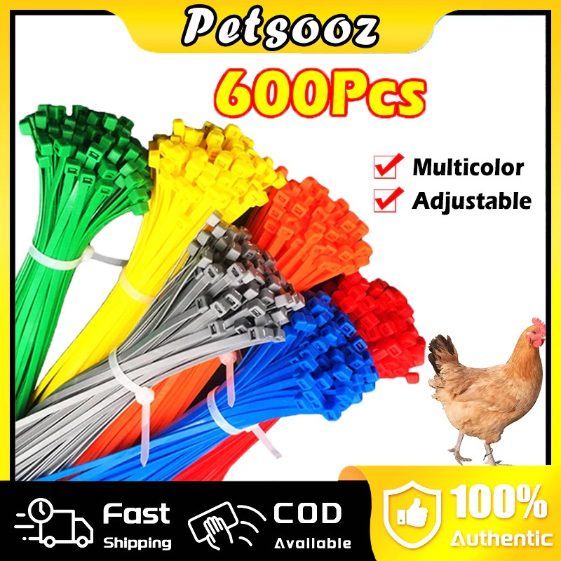 600Pcs Chicken leg bands Adjustable cable ties for gamefowl poultry ...
