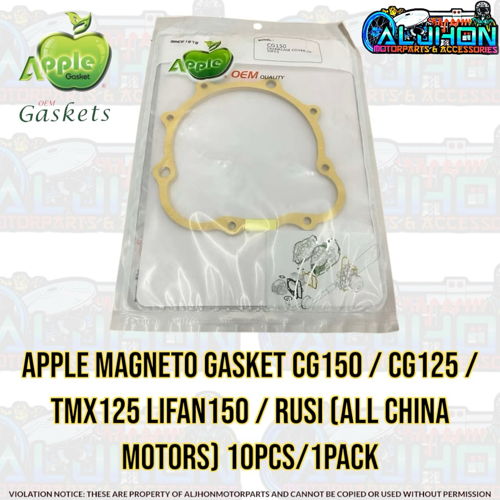 Apple Gasket CG150 / CG125 / TMX125 LIFAN150 Magneto Gasket (all china ...