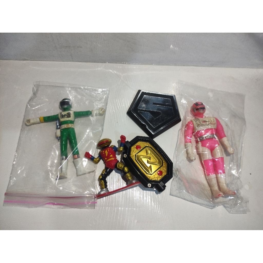 VINTAGE SENTAI FIGURE - BIOMAN - MASKMAN - POWER RANGERS SET | Shopee ...