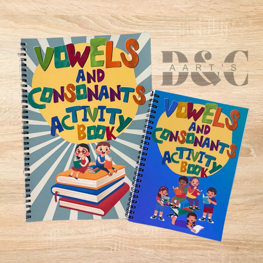 VOWELS AND CONSONANTS ACTIVITY BOOK | GOOD FOR BEGINNER | FUN BOOK ...