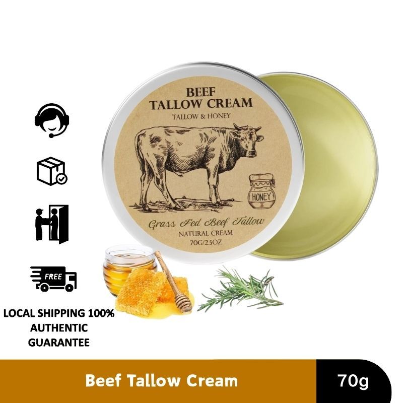 Premium Beef Tallow Original Moisturizer 70g Face Moisturizer Beef ...