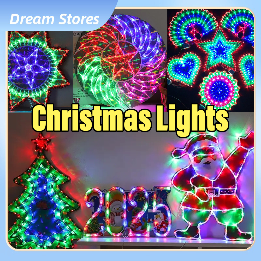 Christmas Parol Lantern LED Lights Outdoor Decorative Dancing Colorful ...