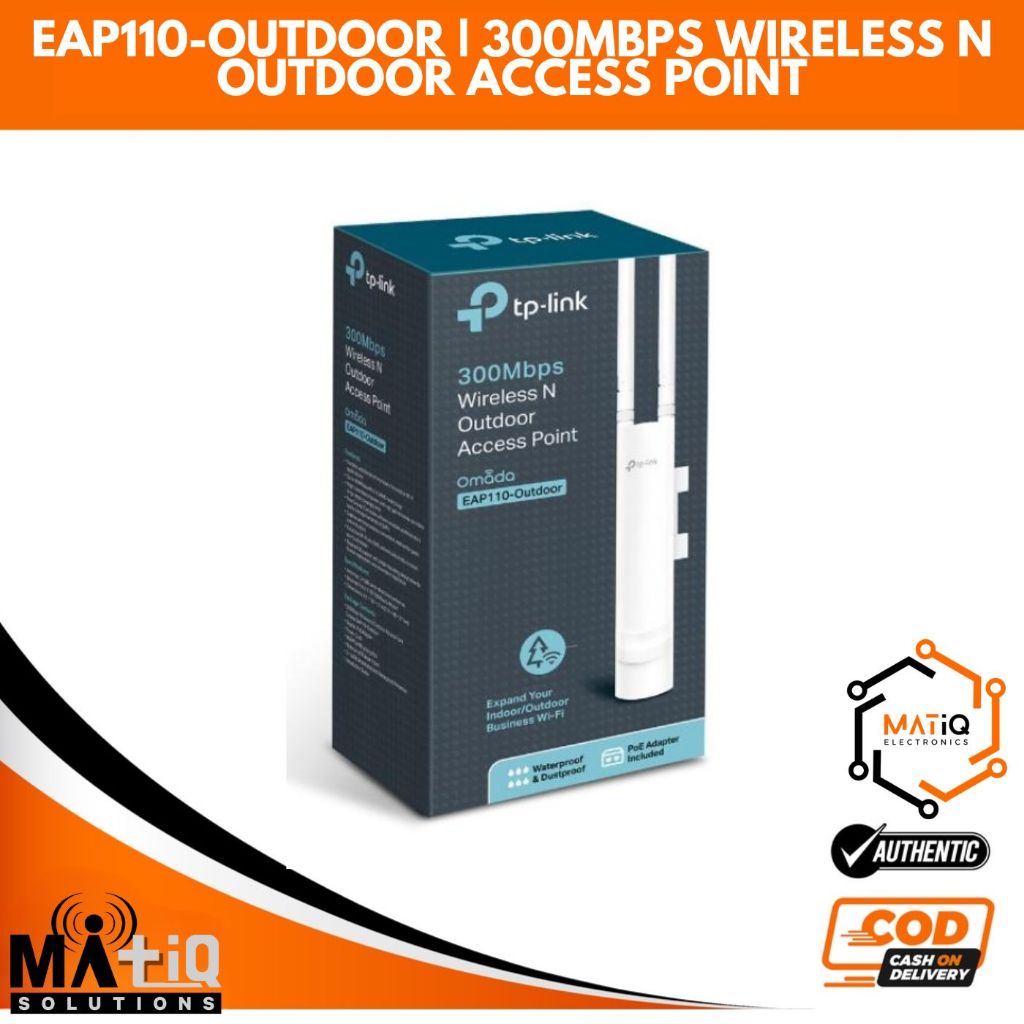 EAP110-Outdoor | Piso WiFi Access Point Internet Router | Long Range ...