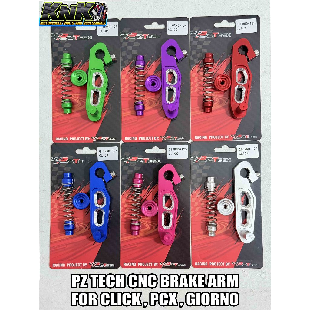 PZ TECH CNC BRAKE ARM ASSEMBLY HONDA GIORNO 125 CLICK 100% THAILAND ...