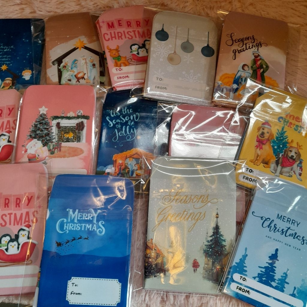 Christmas Ampao Angpao Money Envelope (6PCS PER SET) Manually Cut and ...