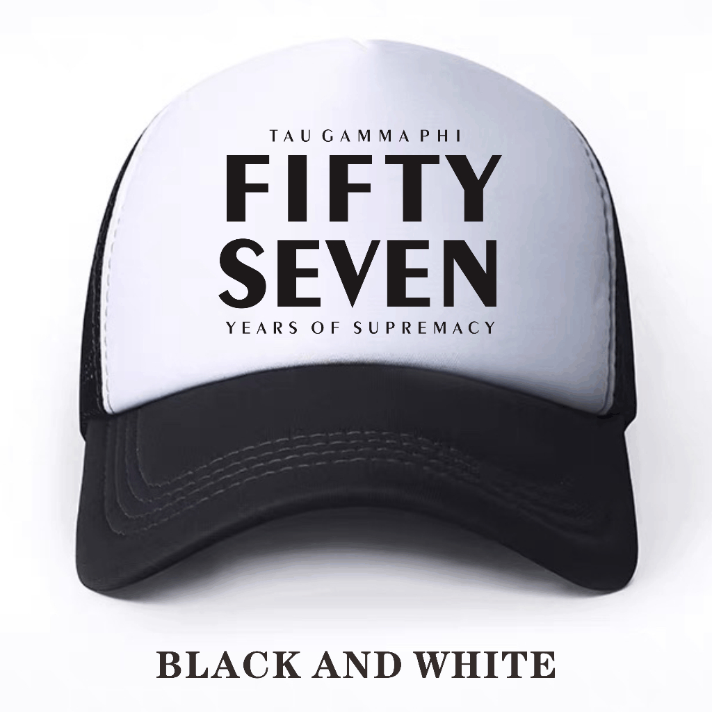TEAM ITIK CLO TAU GAMMA PHI All Black Fraternity Cap for TRISKELION ...