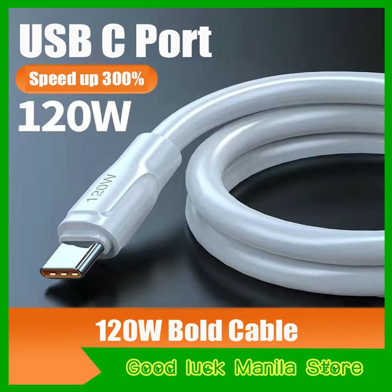 120W fast charging cable 6A micro USB ultra fast charging cable TypeC ...