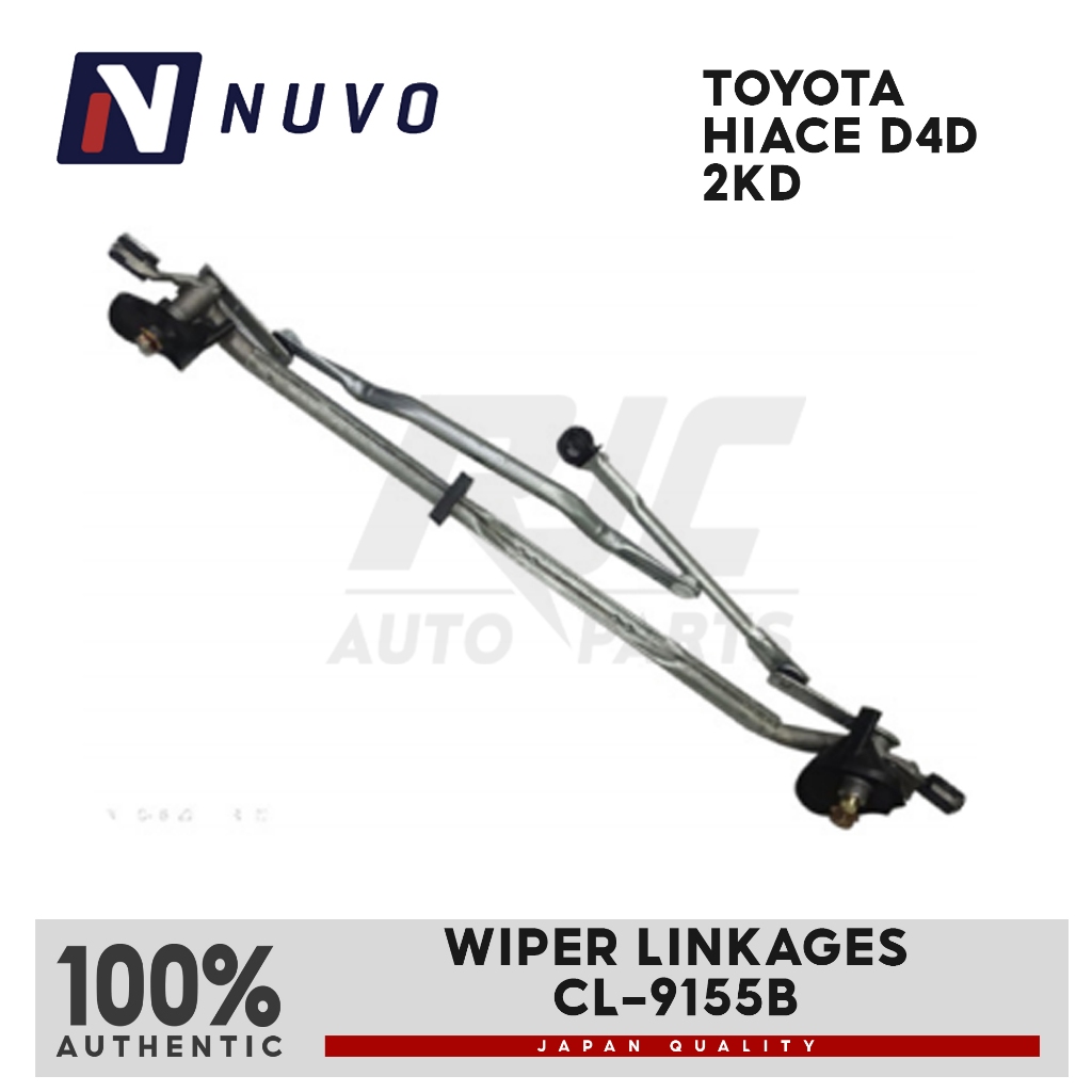 NUVO WIPER LINKAGES SHORT TOYOTA HIACE D4D 2KD VAN COMMUTER CL-9155B ...