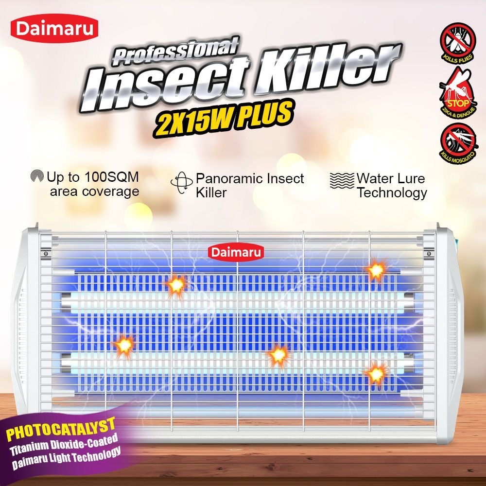 NEW Daimaru Mosquito Killer Bt-2X15W PLUS (Insect Killer) | Shopee ...