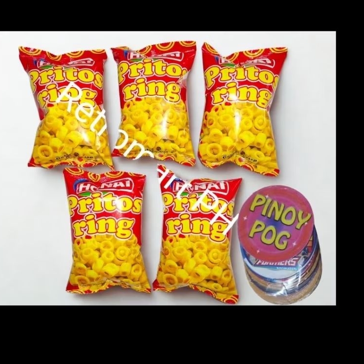 Retro Combo 10 POGS cards & 5 Packs of Pritos Ring (30g) | Shopee Philippines