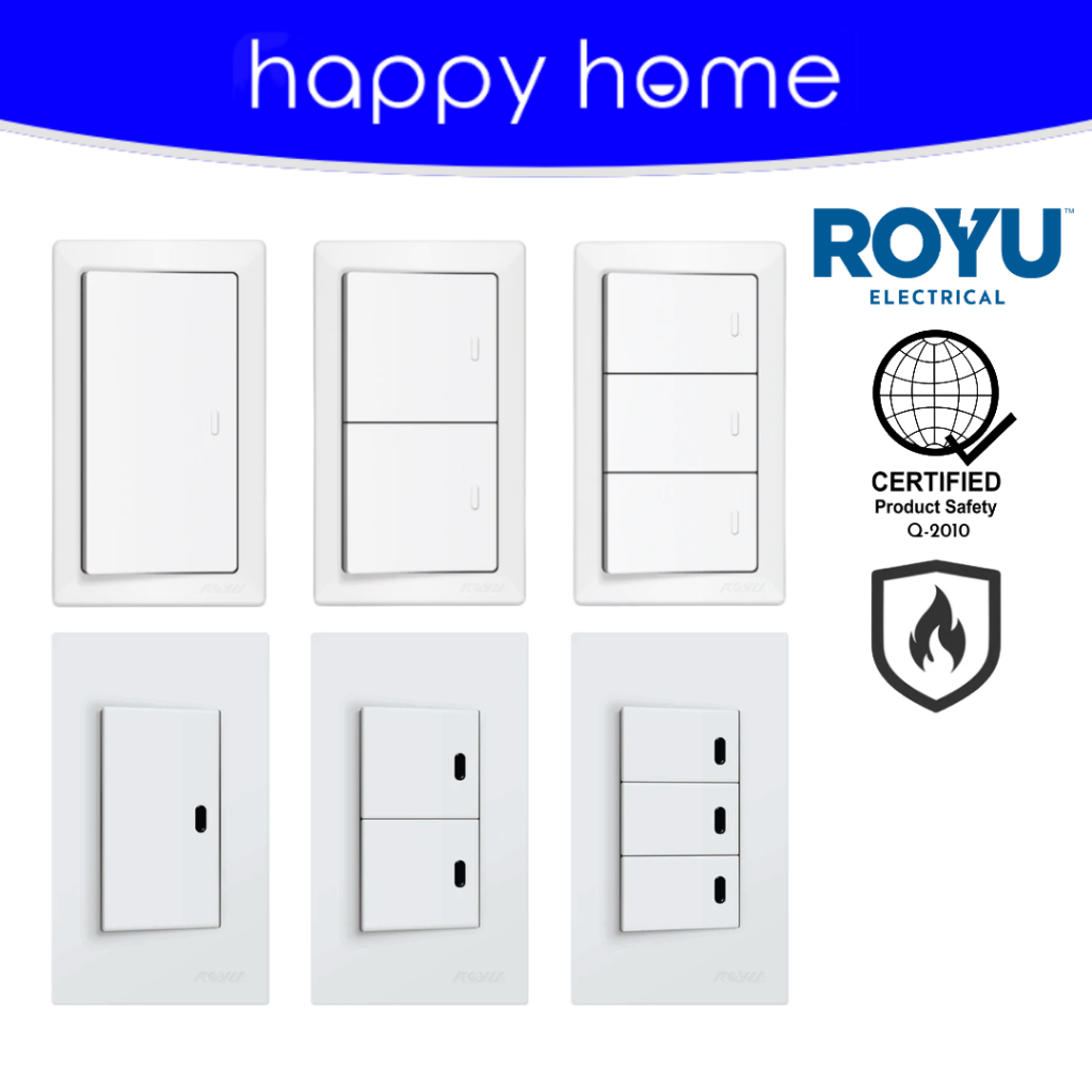 Royu High Quality Switch ICC/BPS Certified Safe | Shopee Philippines